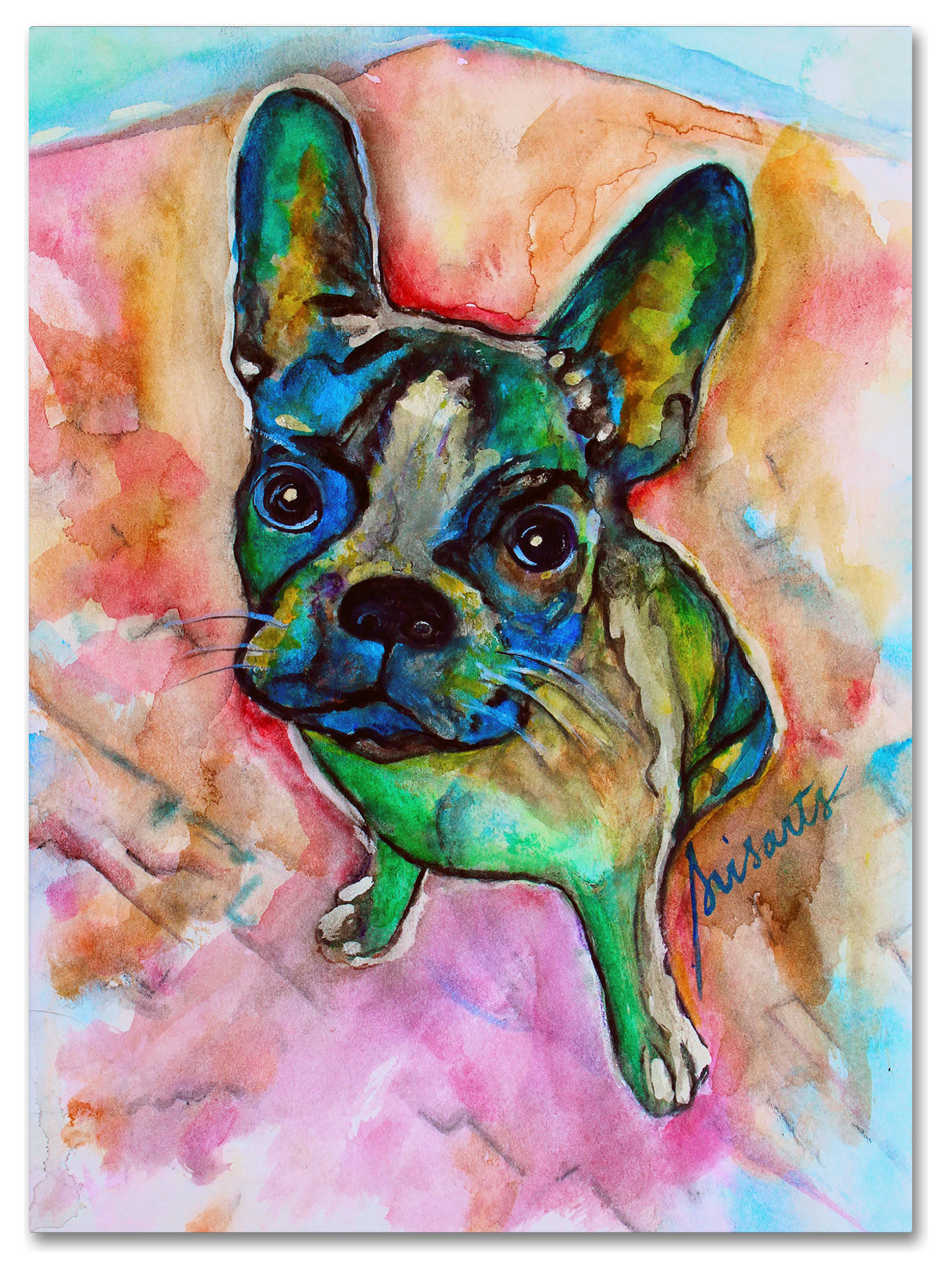 Prisarts 'Coco' Canvas Art, 14"x 19" - Contemporary - Prints And ...