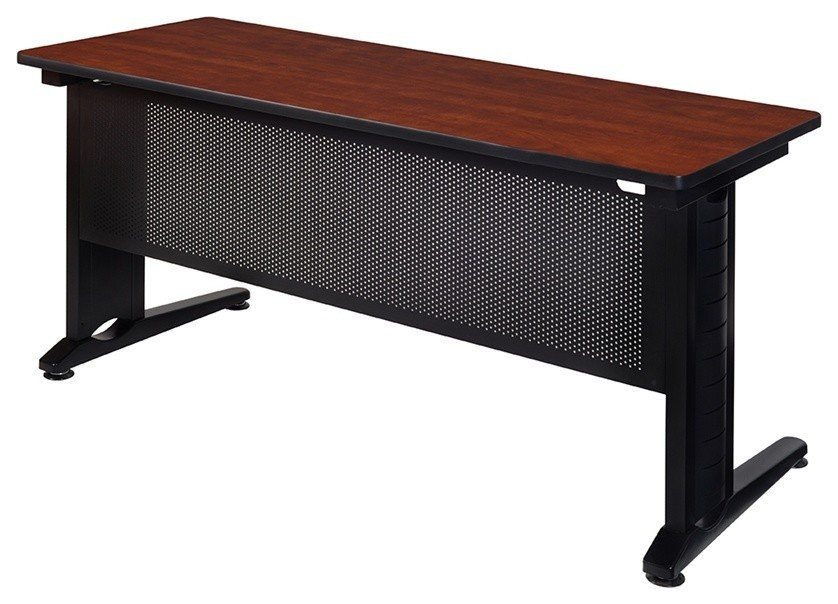 Fusion 66"x24" Training Table, Cherry, 66"x24" - Contemporary - Desks ...