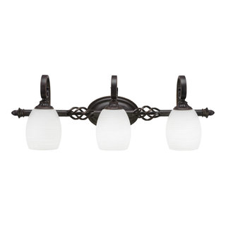 Elegante 3 Light Bath - Mediterranean - Bathroom Vanity Lighting - by ...