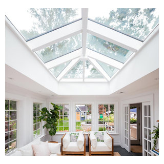Wellesley, MA Double Hip Skylight - Traditional - Conservatory - Boston ...