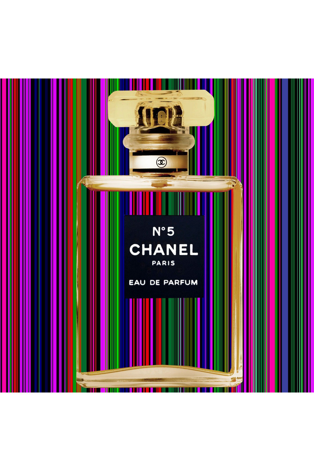 Multicolored Perfume Photo Art | Andrew Martin Chanel Stripes Part II ...