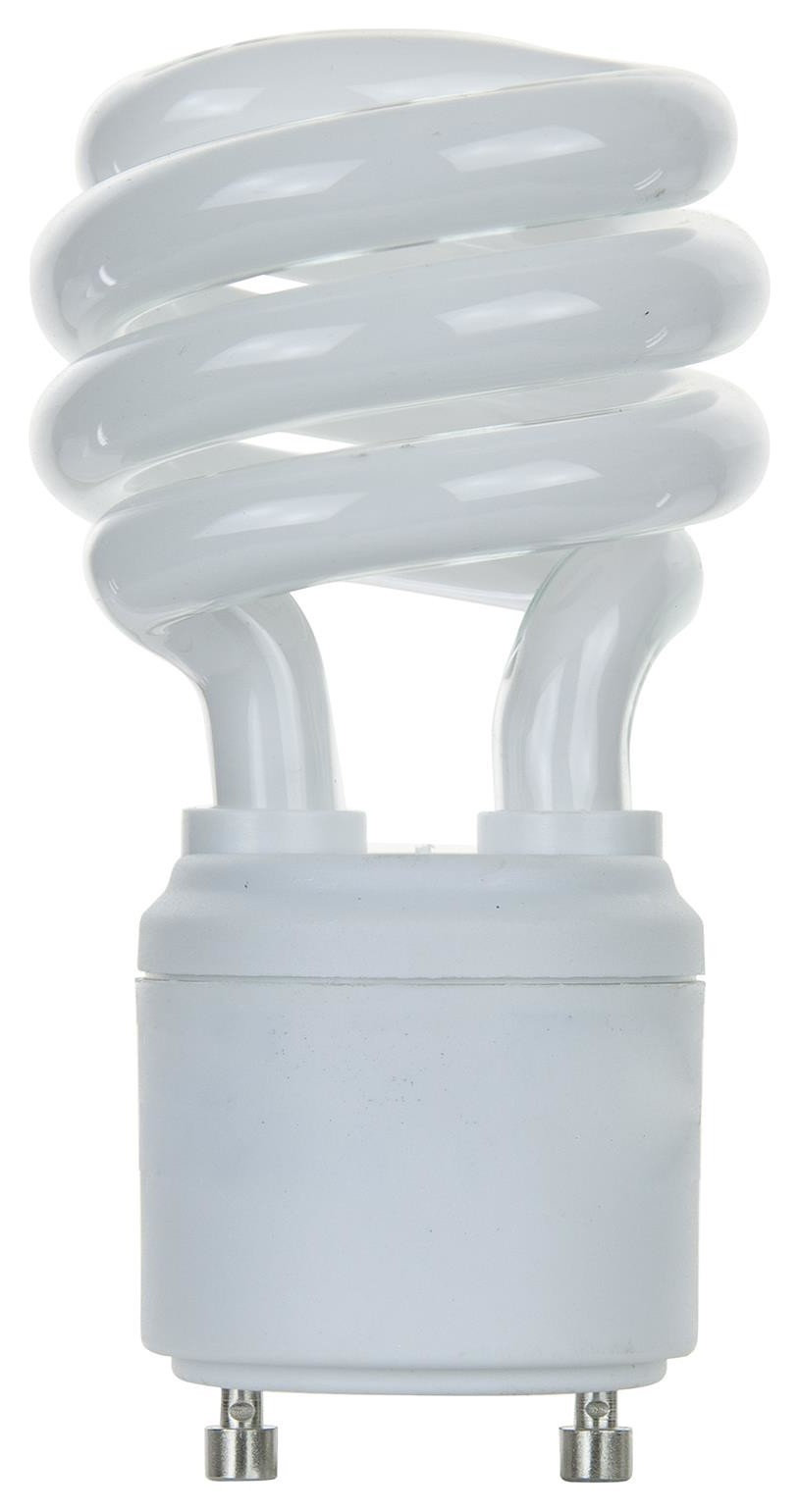 Sunlite 13 Watt Gu24 Spiral, Gu24 Base, Cool White - Traditional ...