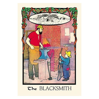 The Blacksmith, 12" x 18" - Traditional - Prints And Posters - by ...