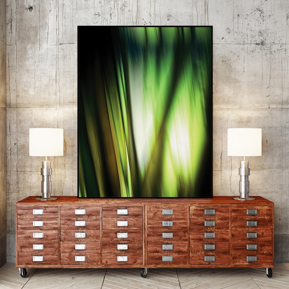 "Organic I" Art block Framed Canvas, 11"x14" - Contemporary - Prints ...