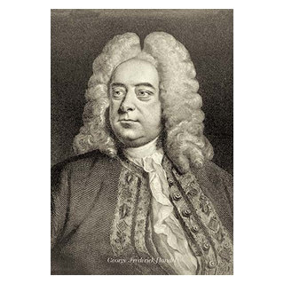 George Frederick Handel, 20" x 30" - Traditional - Prints And Posters ...