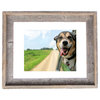 16" X 20" Rustic Reclaimed Wood Picture Frame - Rustic - Picture Frames ...