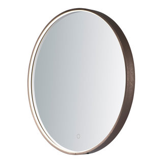 ET2 Lighting E42016 27.5" Round LED Mirror - Modern - Bathroom Mirrors ...