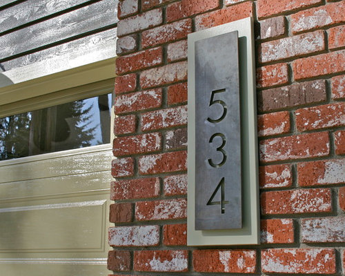 Address Plaque Home Design Ideas, Pictures, Remodel and Decor