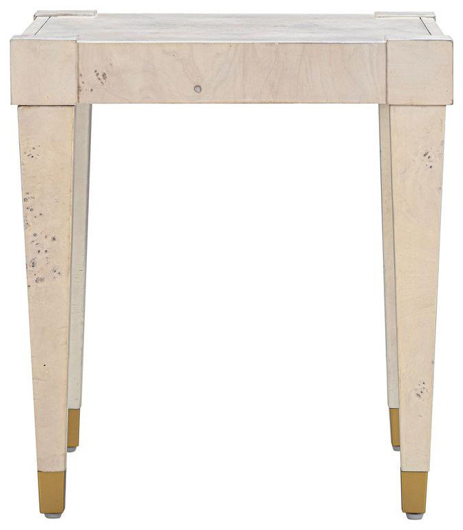 Modern Burl Wood End Table, Belen Kox - Modern - Accent Chests And ...