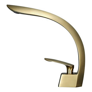 Wasser Single Handle Bathroom Sink Faucet - Contemporary - Bathroom ...