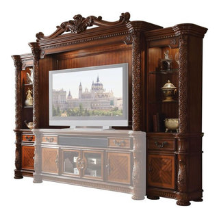 ACME Vendome II Entertainment Center, Cherry - Victorian ...