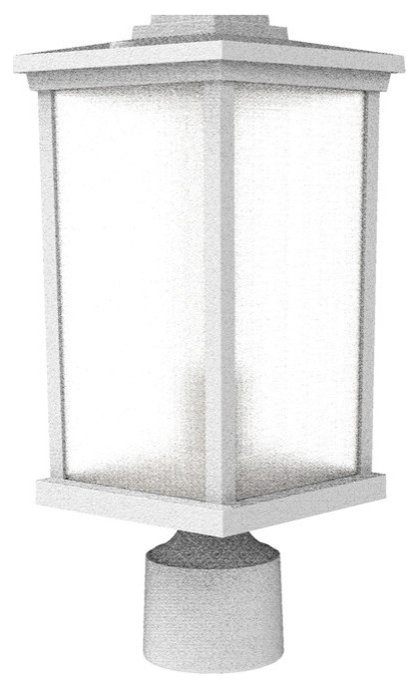 Craftmade Lighting Composite Lanterns - 15" One Light Outdoor Post ...