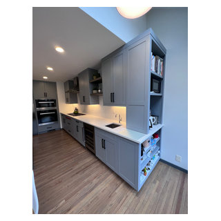 Gray Kitchen Design Sherman, CT - Modern - Küche - Sonstige - von ...
