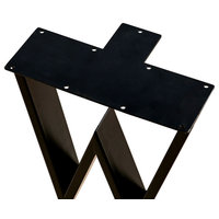 Heavy Duty Table Legs W Type Set of 2, 24'' - Table Tops And Bases - by ...