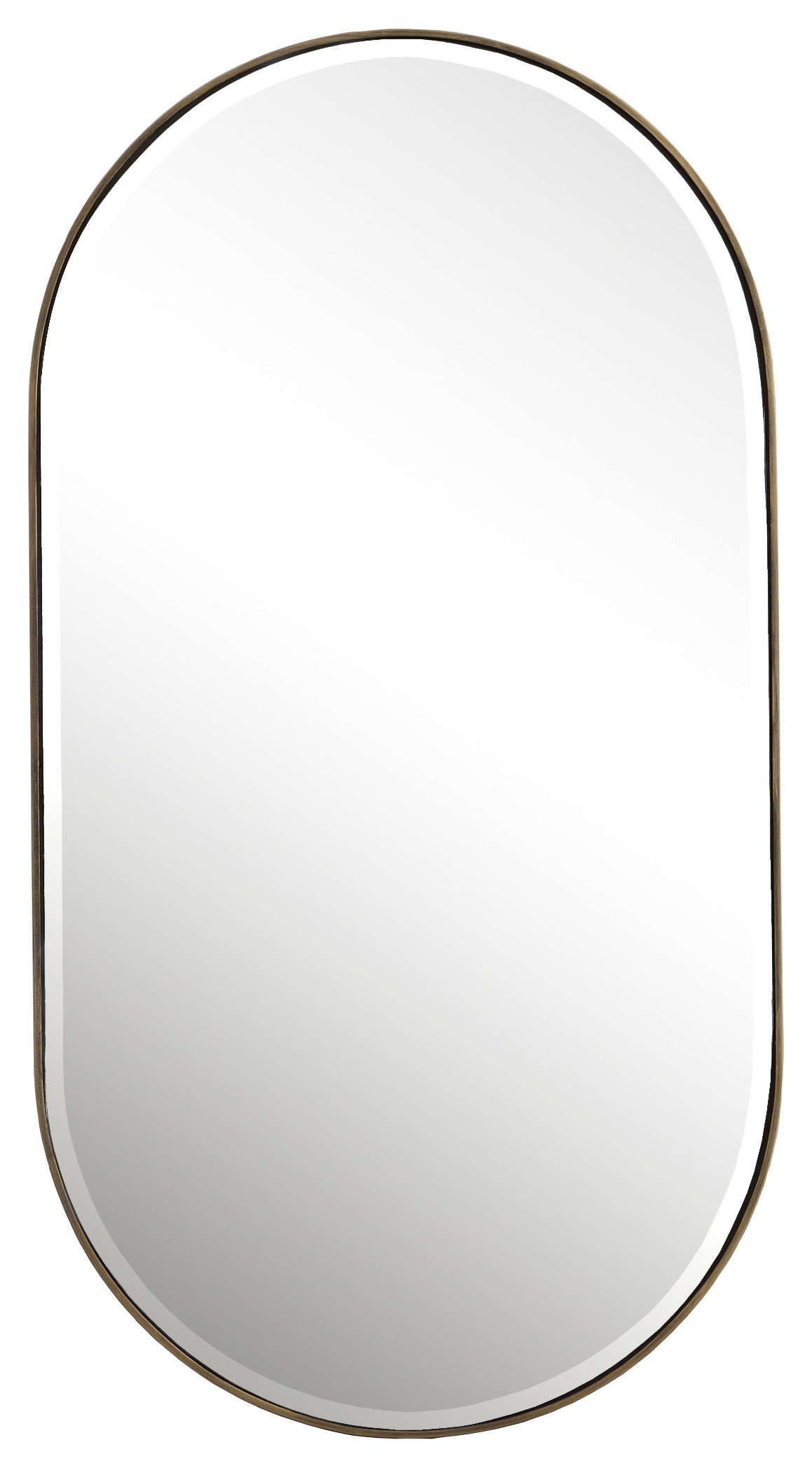 Uttermost Lago Oval Gold Mirror - Contemporary - Wall Mirrors - by ...