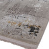 Charcoal and Yellow Interwoven Rug M, Andrew Martin Parisa ...