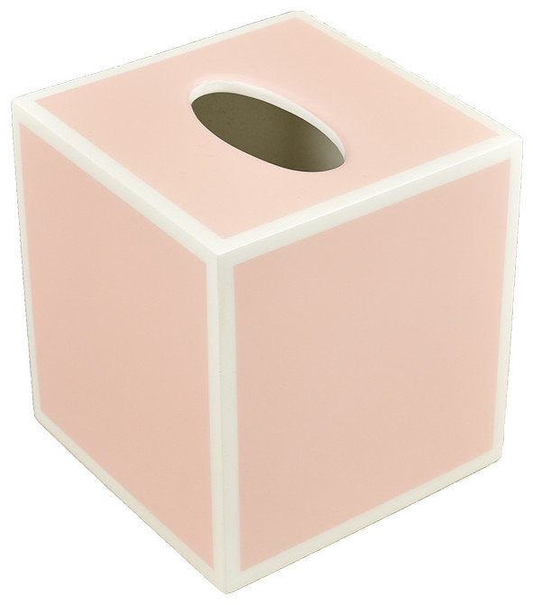 Paris Pink Lacquer Tissue Box - Contemporary - Tissue Box Holders - by ...