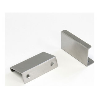 RCH Modern Stainless Steel Finger Edge Pull, Various Finishes (2 Pack ...