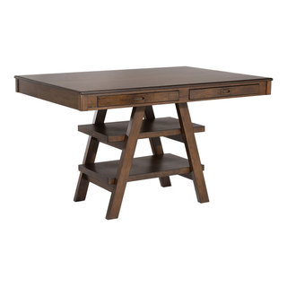 Dewey Rectangular 60" Counter Height Dining Table Walnut - Dining ...
