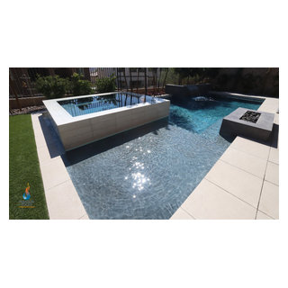 20 Pool Designs Under 600 sq ft - Pool - Las Vegas - by Paragon Pools ...