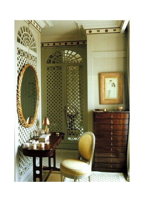 Mirrored wainscoting? Crazy?