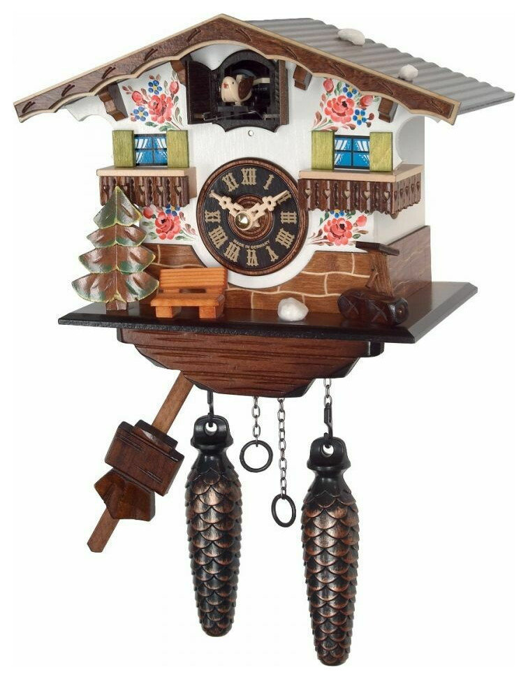 River City Clocks 62-07QM 12 Melody Cottage Bench and Tree - Farmhouse ...