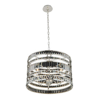 Polished Silver Strato Pendant Light - Contemporary - Pendant Lighting ...