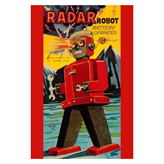 Radar Robot, 20" x 30" - Contemporary - Prints And Posters - by ...
