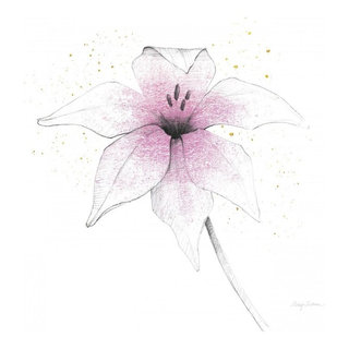 "Pink Graphite Flower V" Digital Paper Print by Avery Tillmon, 20"x20 ...