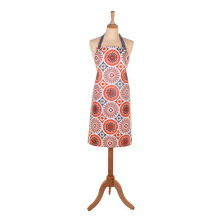 Darjeeling Orange Oil Cloth Apron - Contemporary - Aprons - by Ulster ...