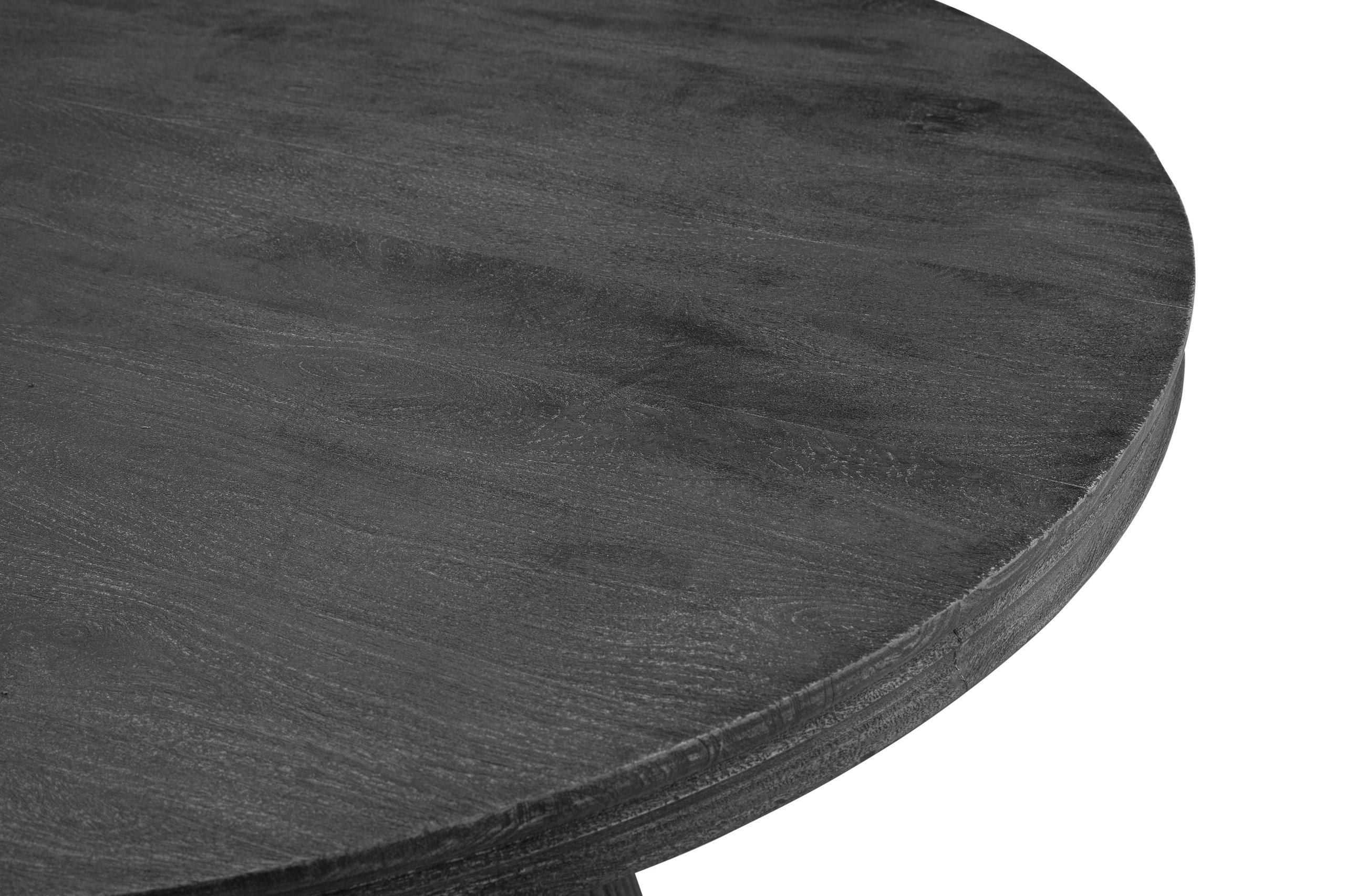 Sandblasted Black Wash Mango Dining Table Top Gaines - Farmhouse ...