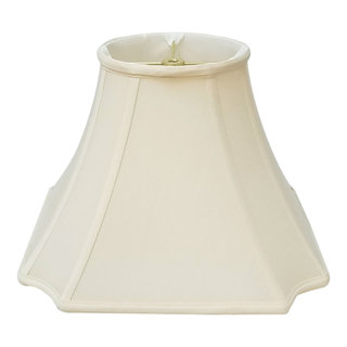 Royal Designs Square Inverted Cut Corner Basic Lampshade, Black, 6.5x13 ...