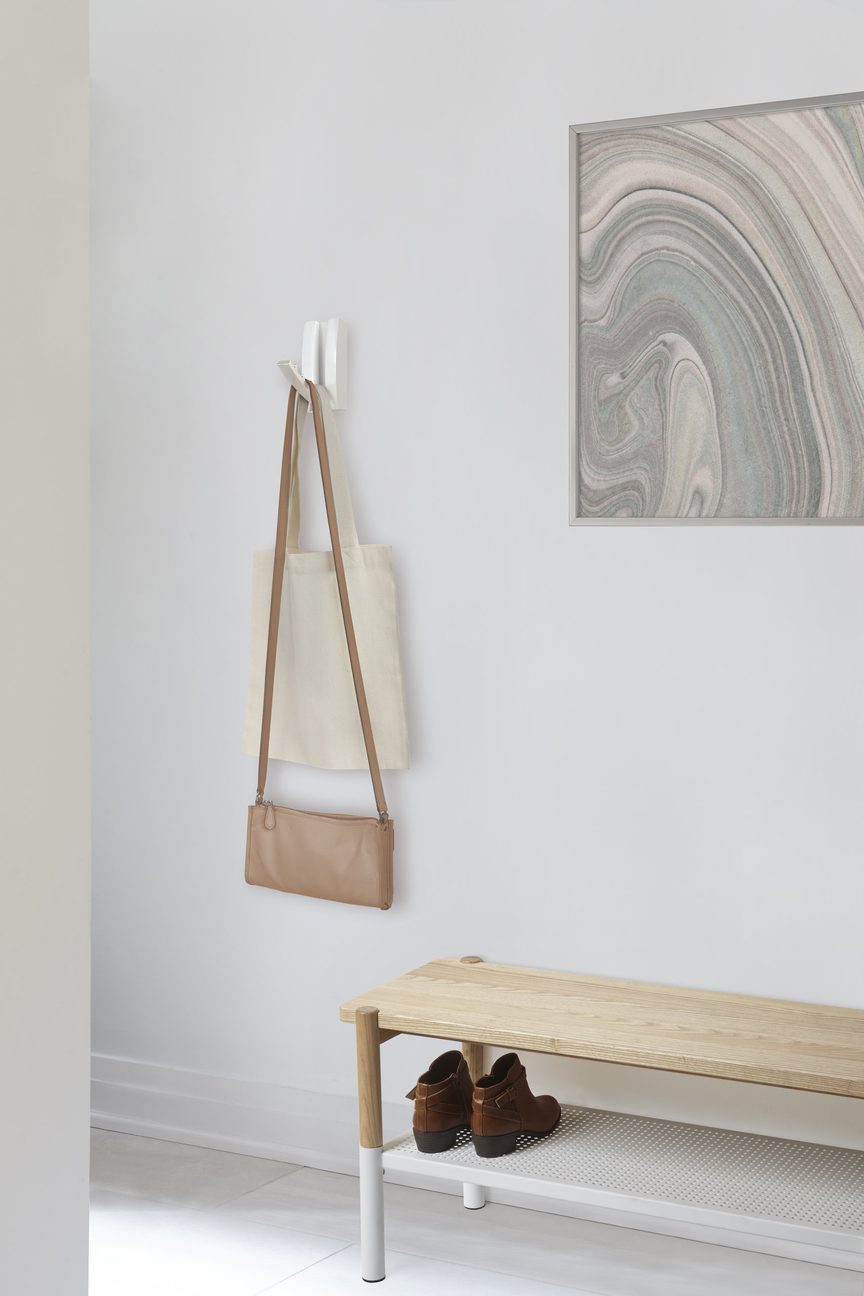 Flip Valet Hook, White - Contemporary - Wall Hooks - by Umbra | Houzz