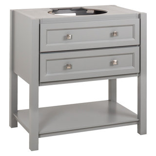 Elements VN-ADL-36-GR-NT 35" Adler Vanity, Grey - Transitional ...