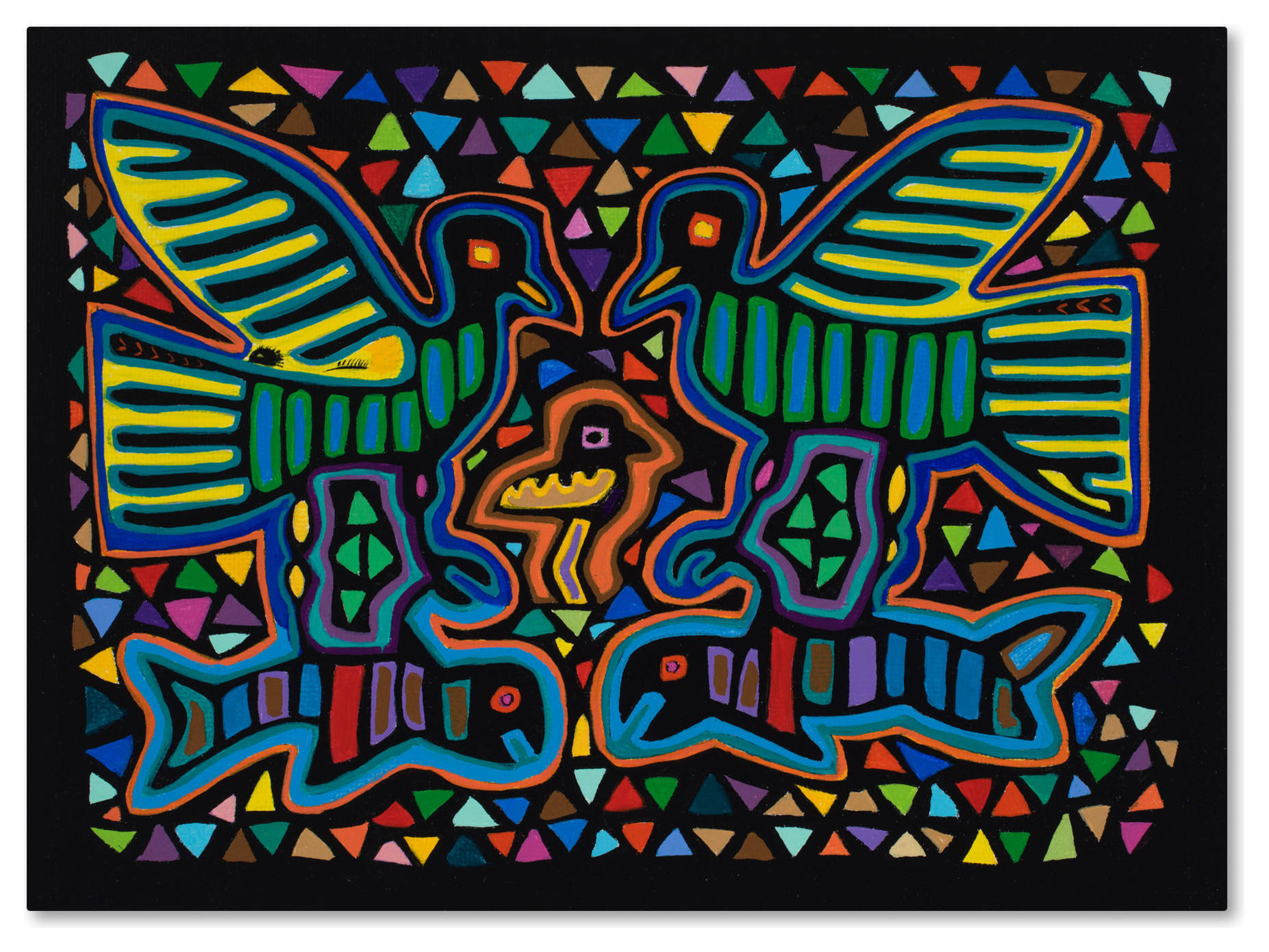 Pat Saunders-White 'San Blas I' Canvas Art, 35"x 47" - Contemporary ...