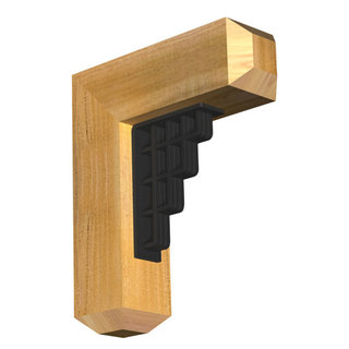 Diane Craftsman Ironcrest Bracket Triple Brace, 4" Thick, 13-1/2"x16 ...