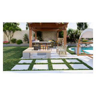 Outdoor Kitchens - Asian - Patio - by Bluestone Contractors, LLC | Houzz