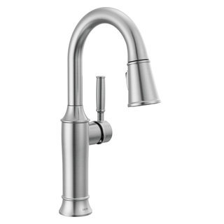 Delta 9984-DST Renaldi 1.8 GPM 1 Hole Pull-Down Bar/Prep Faucet ...