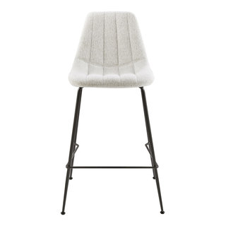 Robert Fabric Counter Stool, Set of 4 - Midcentury - Bar Stools And ...