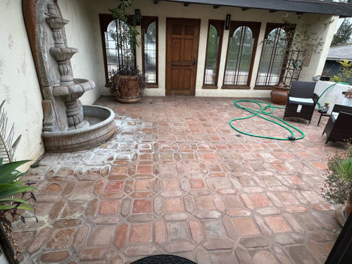 Courtyard tile tips