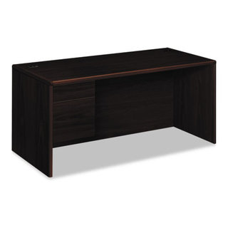 HON 10700 Series Single Pedestal Desk - Transitional - Desks And ...