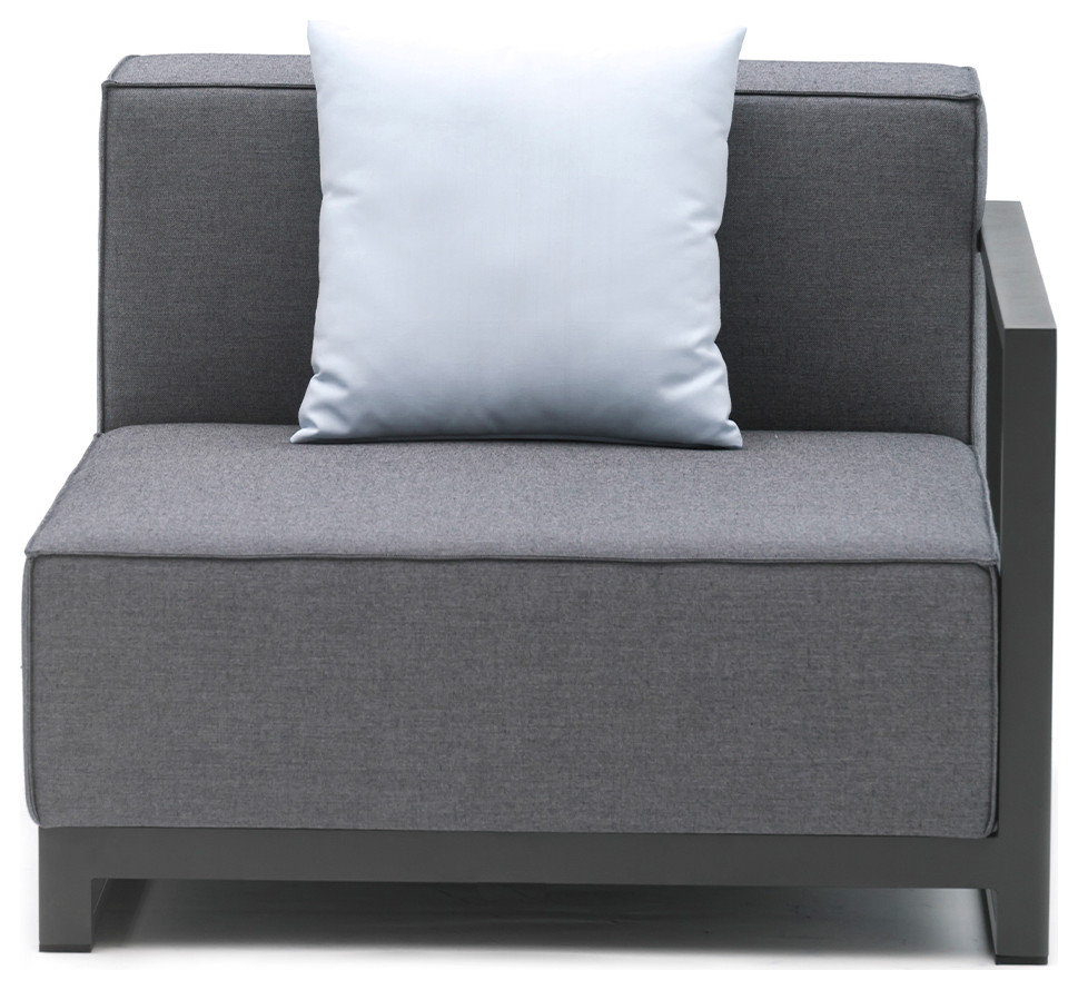 Sensation Indoor/Outdoor Modular Chair With Right Arm - Transitional ...