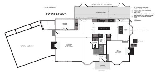 What is the best kitchen/dining layout with these three awkward rooms?