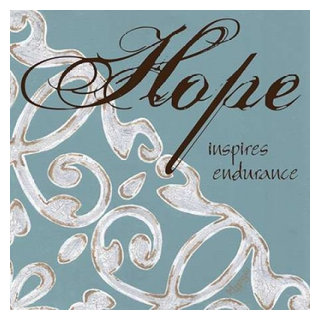 Crackle Filigree Hope Poster Print by Melody Hogan - Item ...