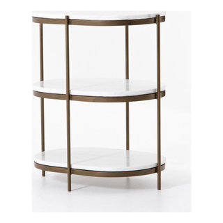 Felix Oval Nightstand - Transitional - Nightstands And Bedside Tables - by Four Hands | Houzz