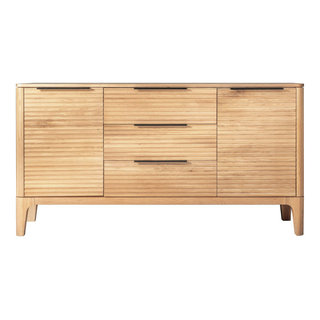 Modrest Seattle Modern Natural Oak Buffet - Transitional - Buffets And ...