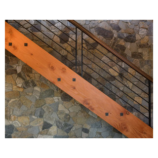 New Hampshire Lake House (IPA) - Rustic - Staircase - San Francisco ...