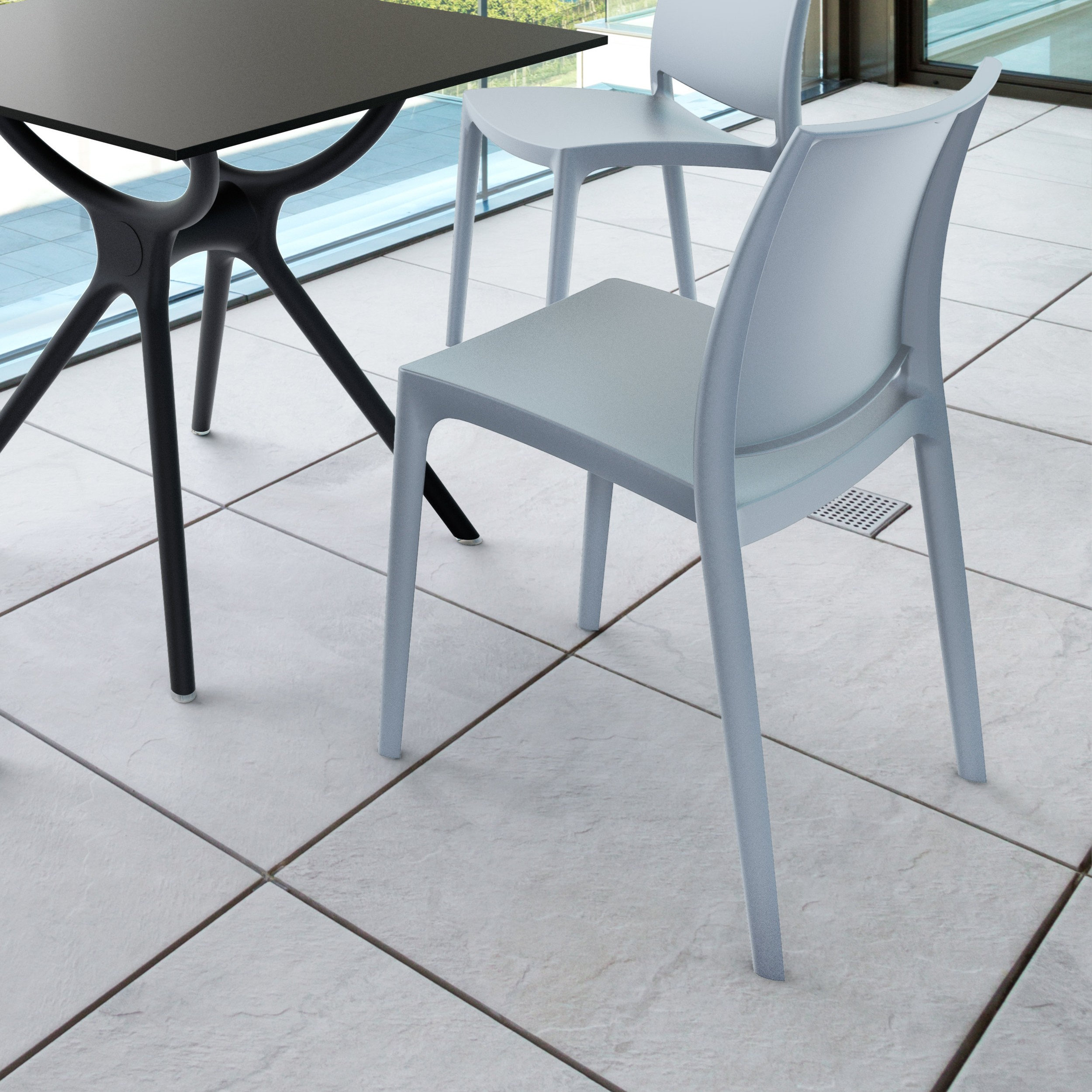 Maya Dining Chairs, Set of 2 - Midcentury - Outdoor Dining Chairs - by ...