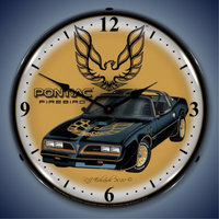 GMRE1009268 1977 Pontiac Firebird Clock - Midcentury - Wall Clocks - by ...