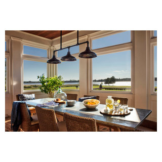 Private Waterfront Residence on the Chester River - Traditional - Porch ...